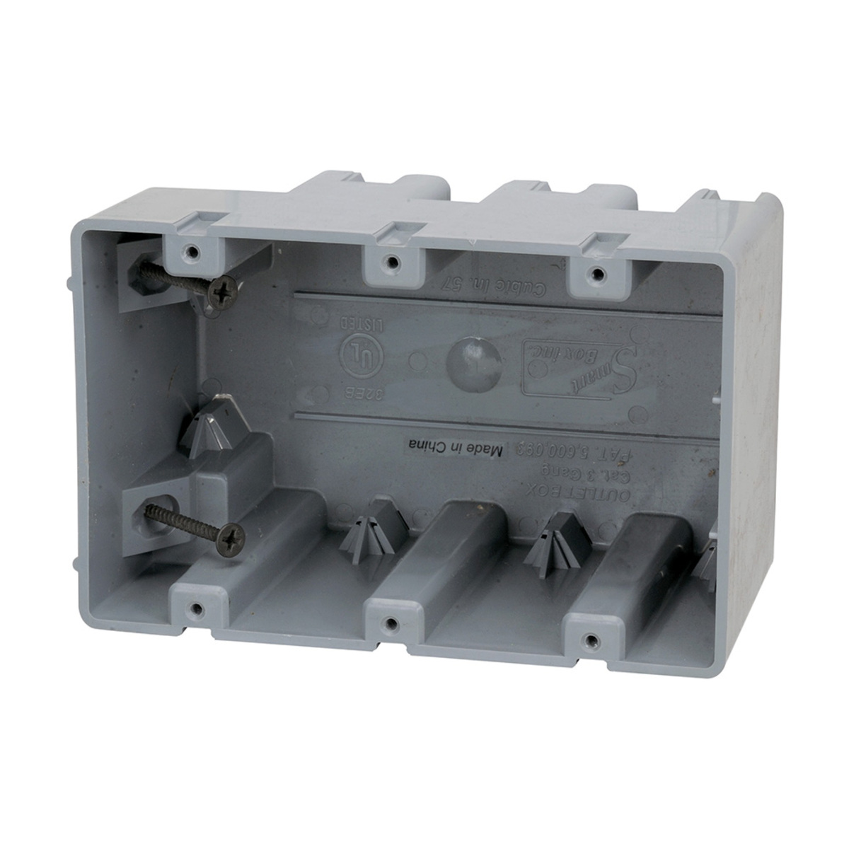 Three Gang Non-Metallic Romex Box - 57 Cu. In. | Southwire Three Gang Non-Metallic Romex Box - 57 Cu. In. | Southwire