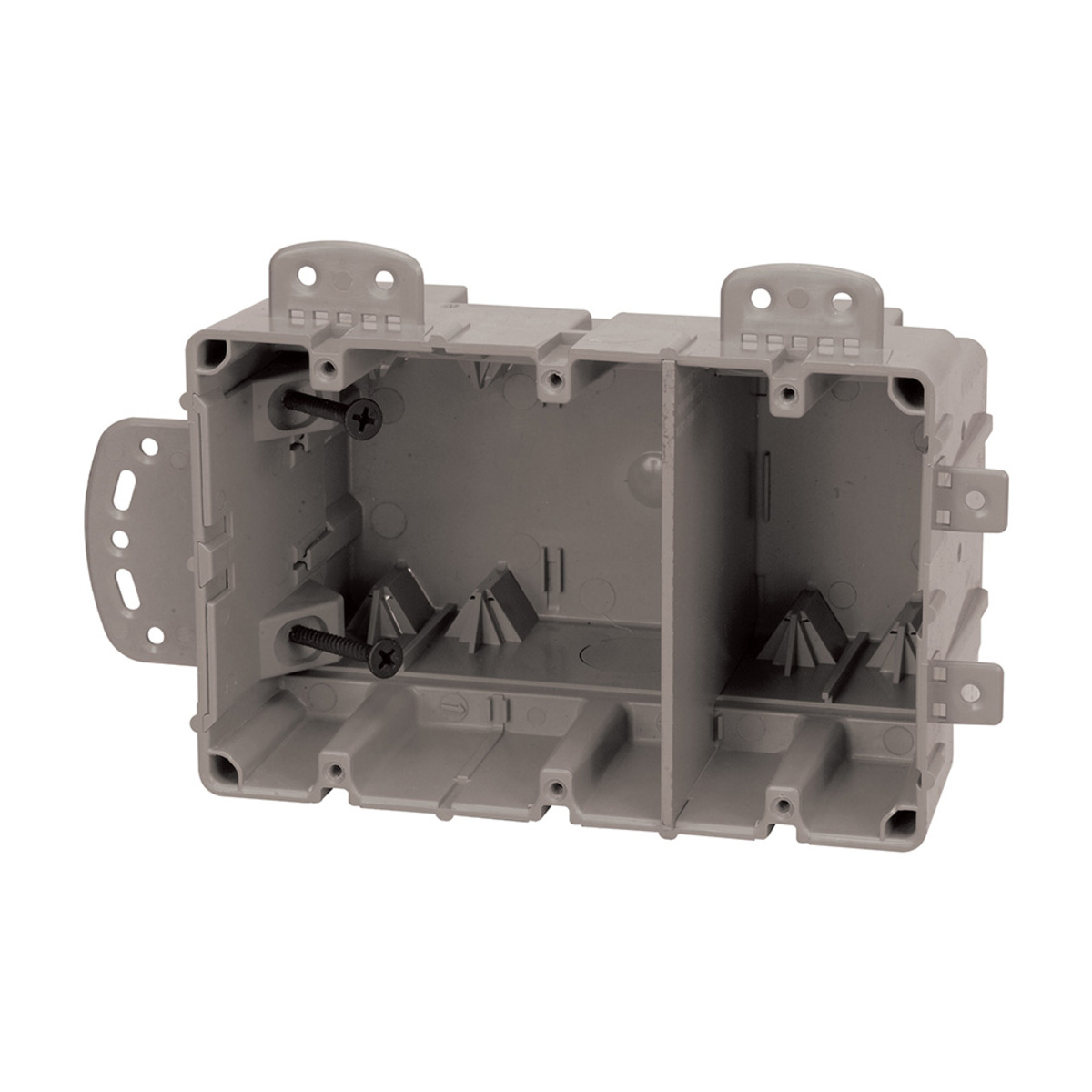 Three Gang Non-Metallic Multi-Mount Romex Box - 55 Cu. In. | Southwire Three Gang Non-Metallic Multi-Mount Romex Box - 55 Cu. In. | Southwire